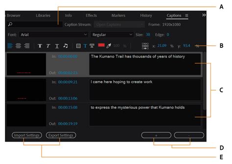 Premiere Pro Caption Templates