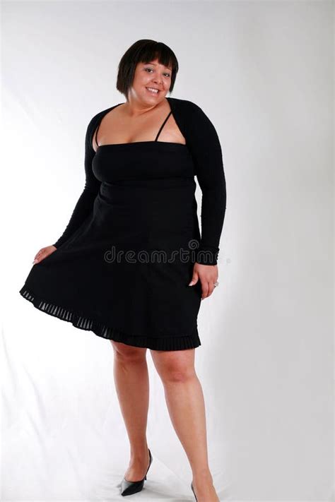 Sexy Plusgr Enmodell Im Schwarzen Korsett Fette Frau Mit Den Gro En