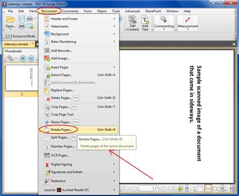 Video How To Rotate Pages In A PDF With Free Software PDF XChange