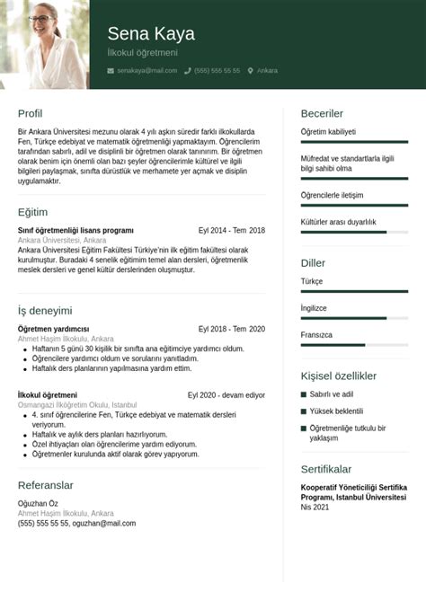 CV örnekleri Jobseeker