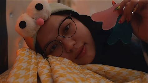 ASMR Big Sister Pampering You Before Sleep Doing Your Skincare