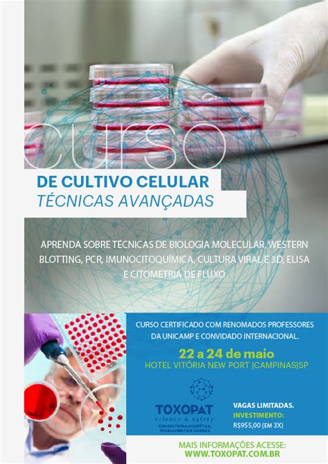 FCM Curso de cultivo celular técnicas avançadas