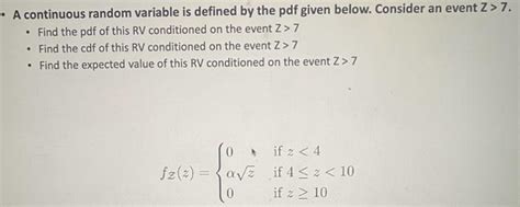solved consider a continuous uniform random variable x