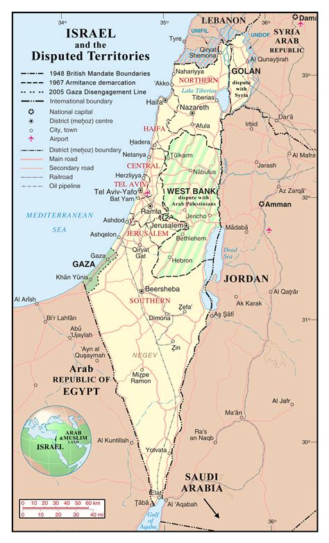 Muy Agradable Muerto Ap Ndice Mapa Politico De Israel Involucrado Bajo