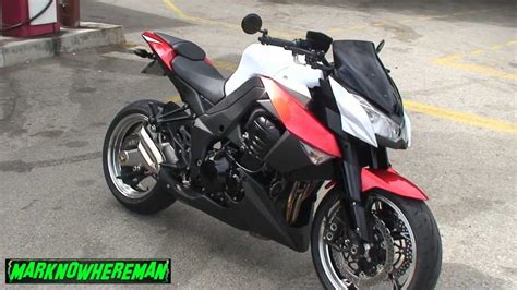 Kawasaki Z1000 Naked Bike Walk Around Start Up YouTube