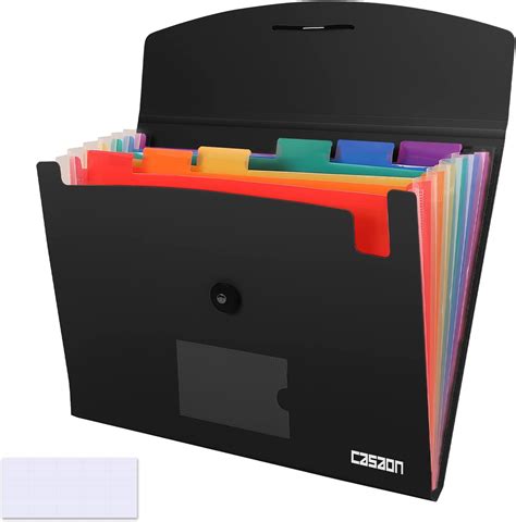 7 Pocket Accordian File Folders Expanding File Folder A4 Letter Size