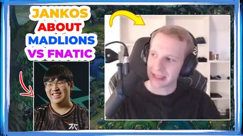 Jankos Prediction For FNATIC Vs MADLIONS YouTube