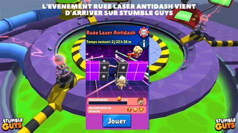 L EVENEMENT RUEE LASER ANTIDASH VIENT D ARRIVER SUR STUMBLE GUYS YouTube