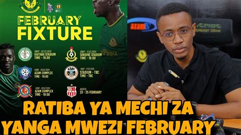 Tazama Ratiba Ya Mechi Zote Watakazocheza Yanga Sc Mwezi February