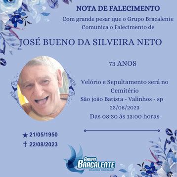 NOTAS DE FALECIMENTO Bracalente