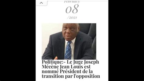 Se Kounya Zen An Melanje Ayiti Opozisyon An Mete 1 Prezidan Pwovizwa