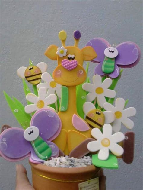 Pin De Tisbani Marquez En Foami Manualidades Espuma Artesanal