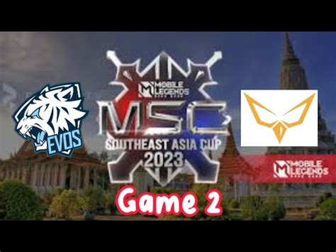 EVOS LEGENDS VS FENIX ESPORTS MSC Group Stage Day 1 Game 2 YouTube