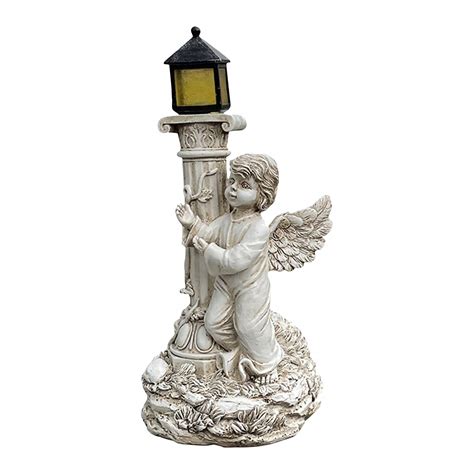 Solar statua wodoodporna słoneczna Cherub anioł og 693546447561070697