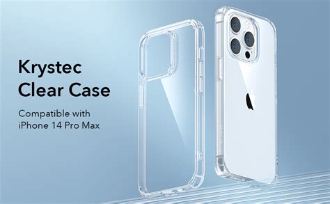 Amazon ESR Krystec Funda Transparente Compatible Con IPhone 14