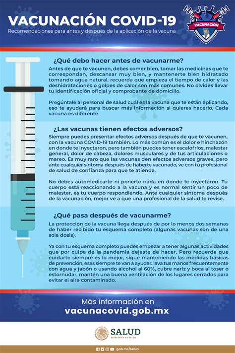 Infografías Vacunación Hablemos de salud Gobierno gob mx