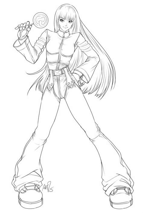 KOF Kula Diamond Kula Diamond King Of Fighters Diamond Drawing