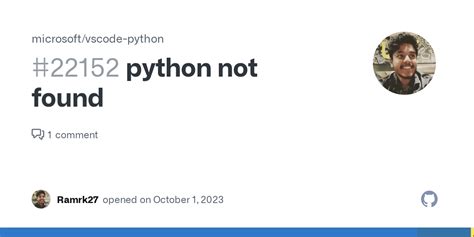 python not found · issue 22152 · microsoft vscode python · github