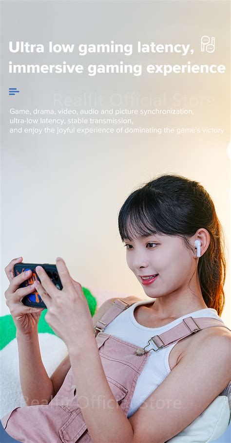 Tai nghe Bluetooth Realfit F1 Tai nghe không dây chất lượng HIFI tuyệt