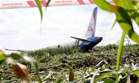 Avião faz pouso de emergência em milharal e pilotos viram heróis