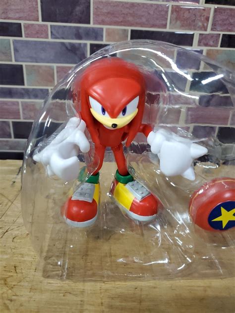 Mavin Sonic The Hedgehog Knuckles 4 With Star Spring Articulated