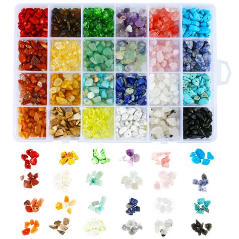 Macrame Craft Supplies Tools Sewing Fiber X Mixed Gemstone