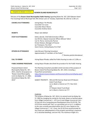 Fillable Online Bowenisland Civicweb BOWEN ISLAND MUNICIPALITY Bowen