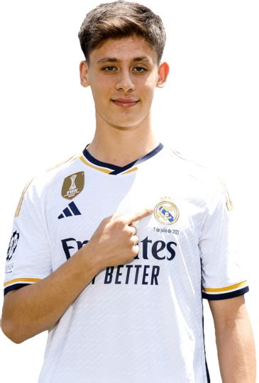 Arda Güler Real Madrid football render FootyRenders