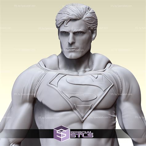 Superman Christopher Reeve 3D Model Flying On The City SpecialSTL