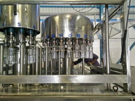50 Bottle Min Stainless Steel 60 BPM AUTOMATIC Mineral Water Bottling