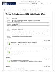 Review Test Submission Biol Chapter Test Biol Pdf