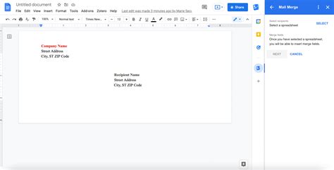 How To Print An Envelope In Google Docs