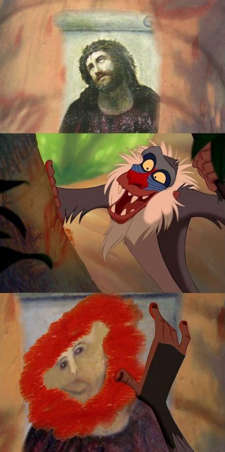 Internet Responds To Jesus Fresco Restoration Fail 25 Pics 3 Gifs