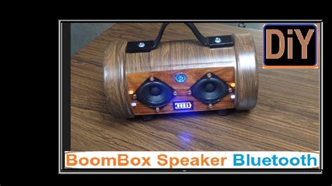 Bluetooth Speaker DIY BoomBox 60W 30Wx2 Made From PVC Pipe Battery