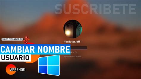 Cambiar NOMBRE DE USUARIO Windows 11 YouTube
