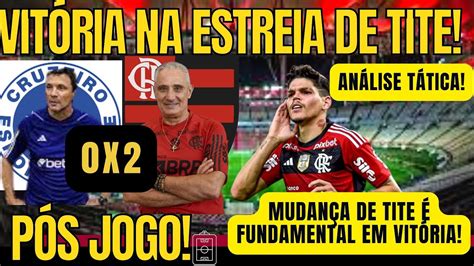 PÓS JOGO CRUZEIRO X FLAMENGO BRASILEIRÃO 2023 ESTREIA DE TITE NO