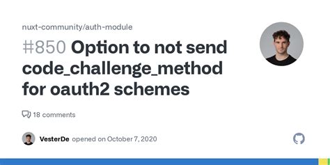 Option To Not Send Code Challenge Method For Oauth2 Schemes Issue