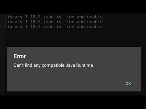 Fix Can T Find Any Compatible Java Runtime In Pojav Launcher Can T