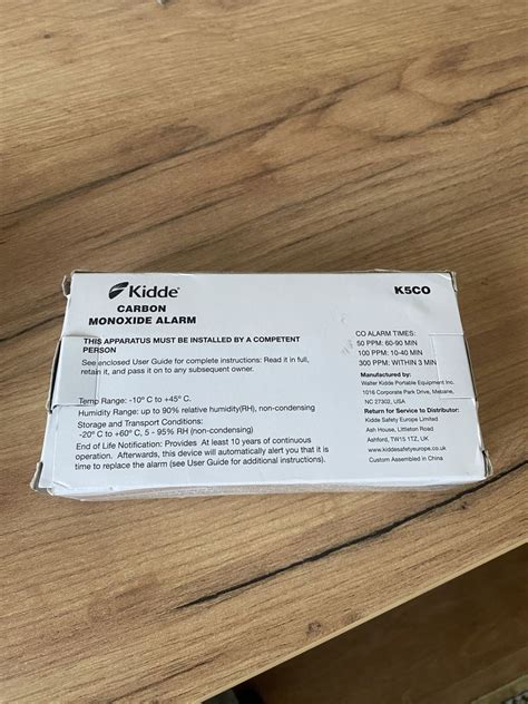 Сигналізатор чадного газу датчик чадного газу Kidde K5CO 650 грн