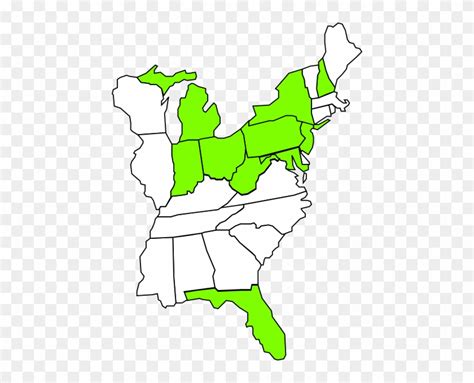 East Coast Map Clip Art At Clkercom Vector Moab Utah Us Map Free