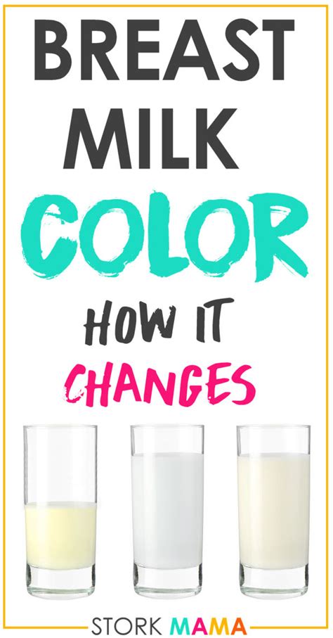 Expressing 101 What Color Is Breast Milk Stork Mama
