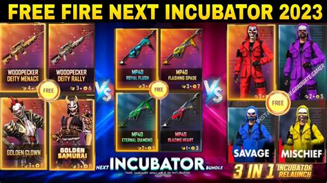 NEXT INCUBATOR FREE FIRE CRIMINAL BUNDLE RETURN FREE FIRE NEW