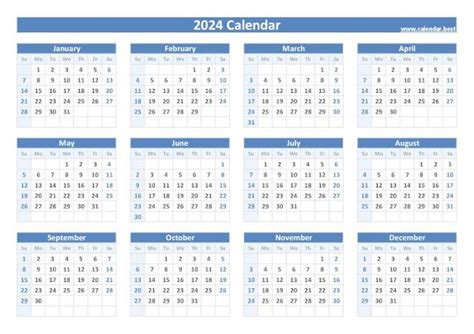 2024 Calendar 2024 Jami Rickie