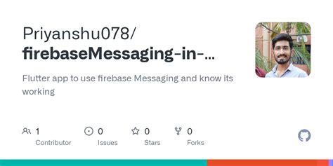 github priyanshu078 firebasemessaging in flutter flutter app to use firebase messaging and