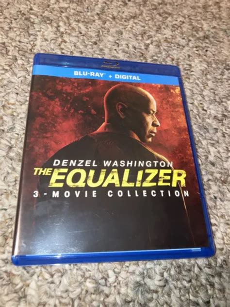 THE EQUALIZER TRILOGY 3 MOVIE COLLECTION BLU RAY W Digital Codes For