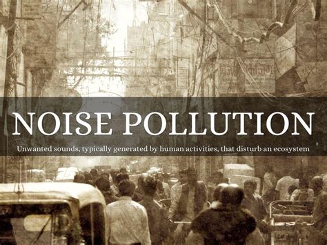 Noise Pollution Types