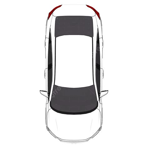 Sedan Car Top View Image Car Vehicle Transportation PNG And Vector