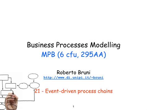 PDF Business Processes Modelling MPB 6 Cfu 295AA Didawiki Di Unipi