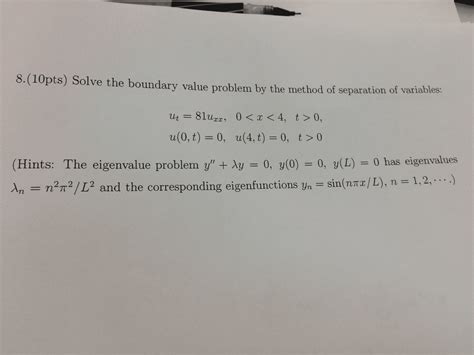 oneclass find the eigenvalues and eigenfunctions of the following boundary value problem y