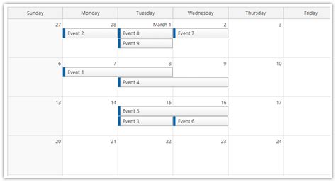 vue monthly calendar monthly event calendar daypilot documentation scheduling components